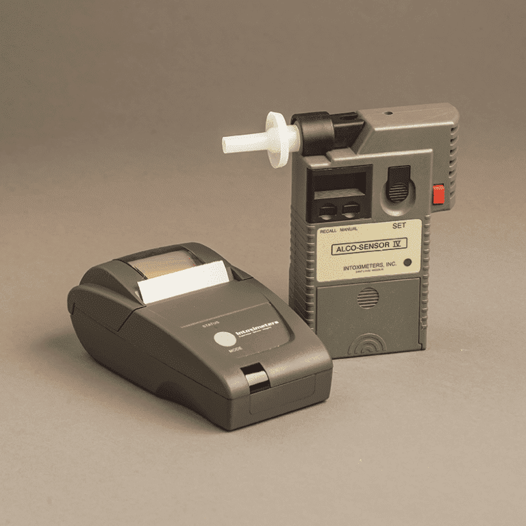 Alco-Sensor IV with Memory System for DOT Testing