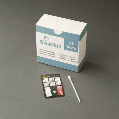 SwabTek Cannabis Detection Test Kit Box of 25 Tests